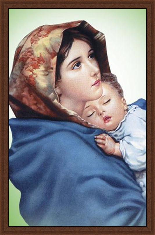 Mother Mary Portrait Paintings for Sale in India - Capturing the Grace ...