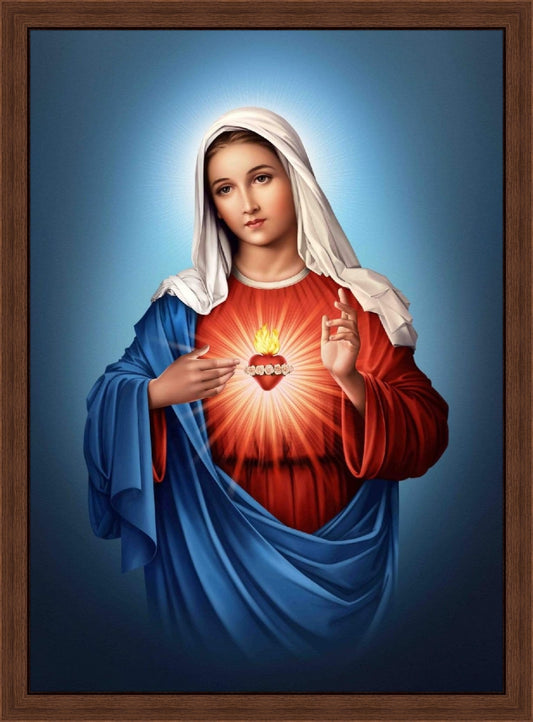 Mother Mary Portrait Paintings for Sale in India - Capturing the Grace ...