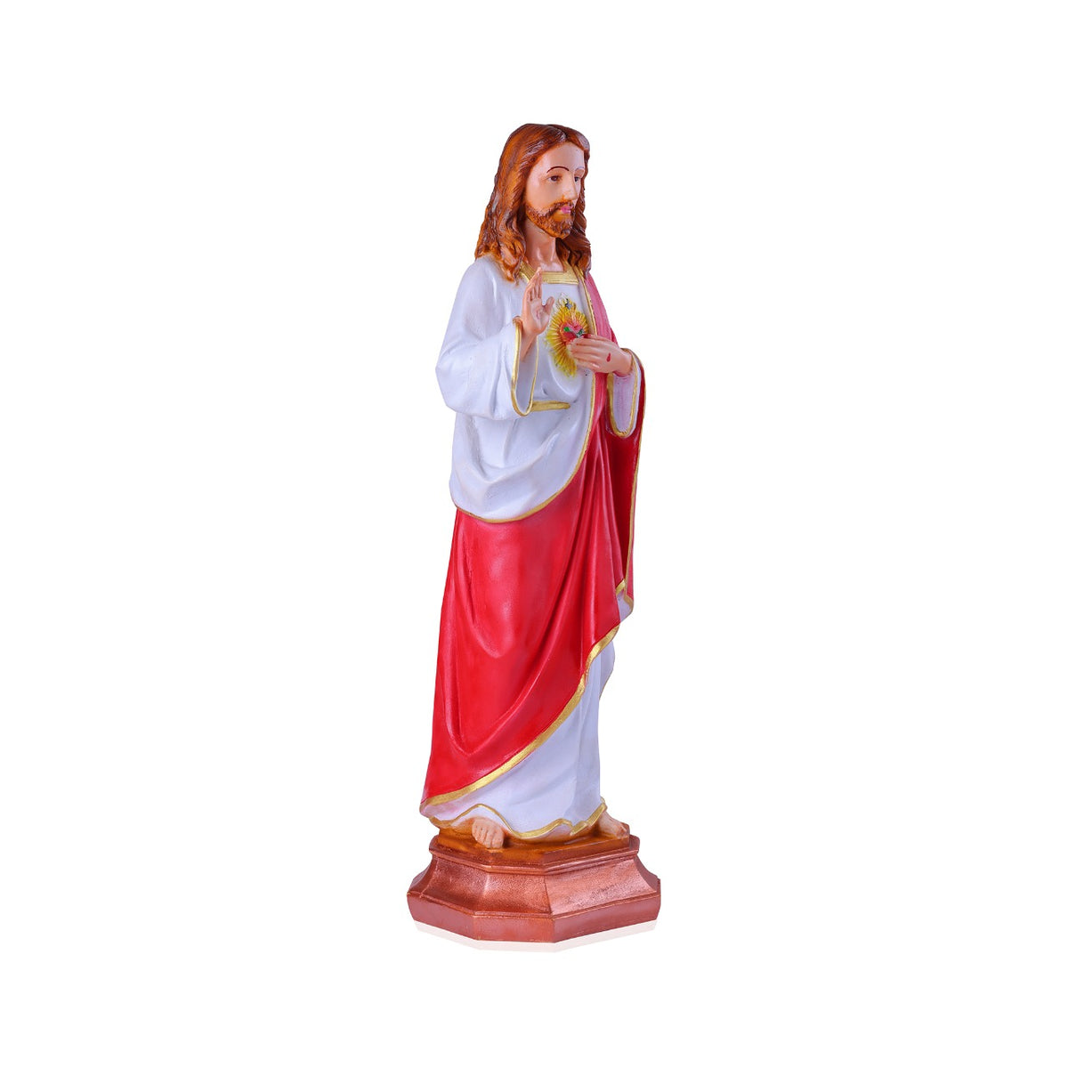 Sacred Heart 20 Inch Statue - Beautiful Religious Home Decor – Living Words