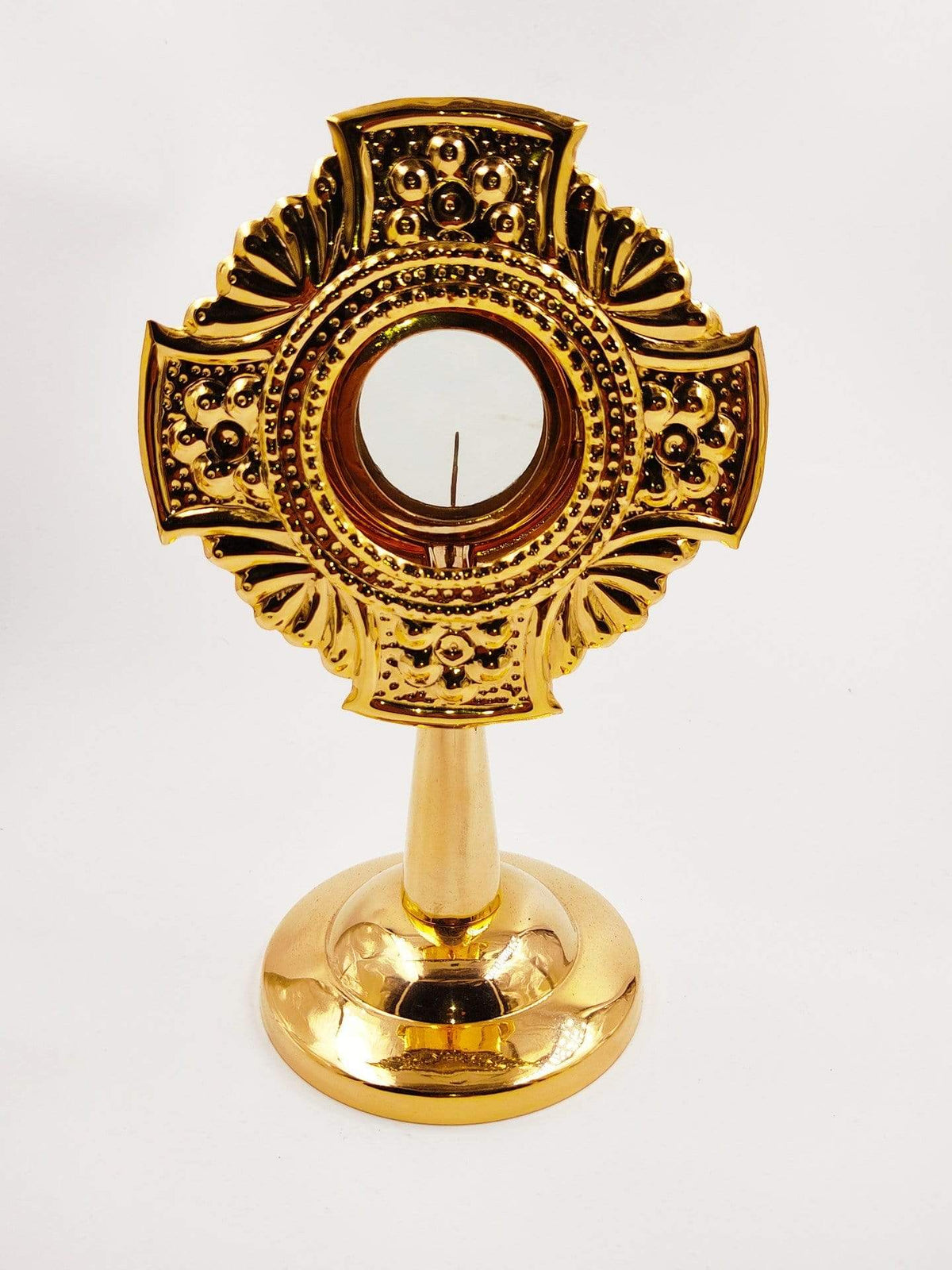 Handcrafted Monstrance - 9.5" Height | Heavy Gold Plating |- LWM201 ...