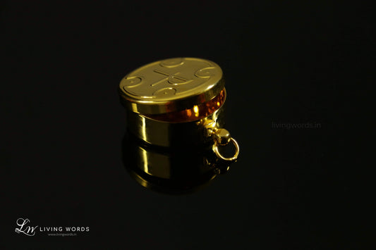 Exquisite Gold Plated Communion Pyx – Living Words