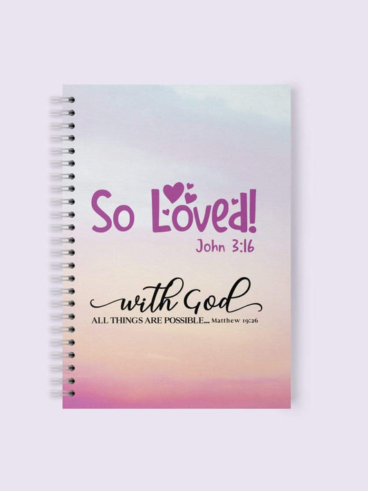 Christian Spiral Bound Notebooks with Inspiring Bible Quotes – Living Words